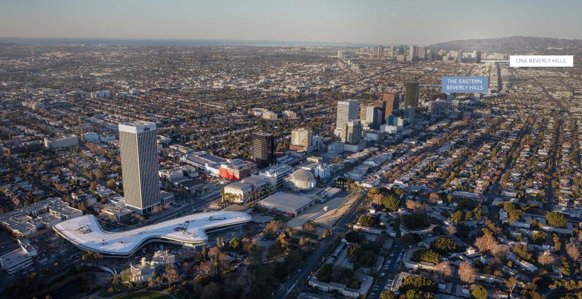 34-story residential tower proposed at 8300 Wilshire Blvd. in Beverly Hills | Urbanize LA